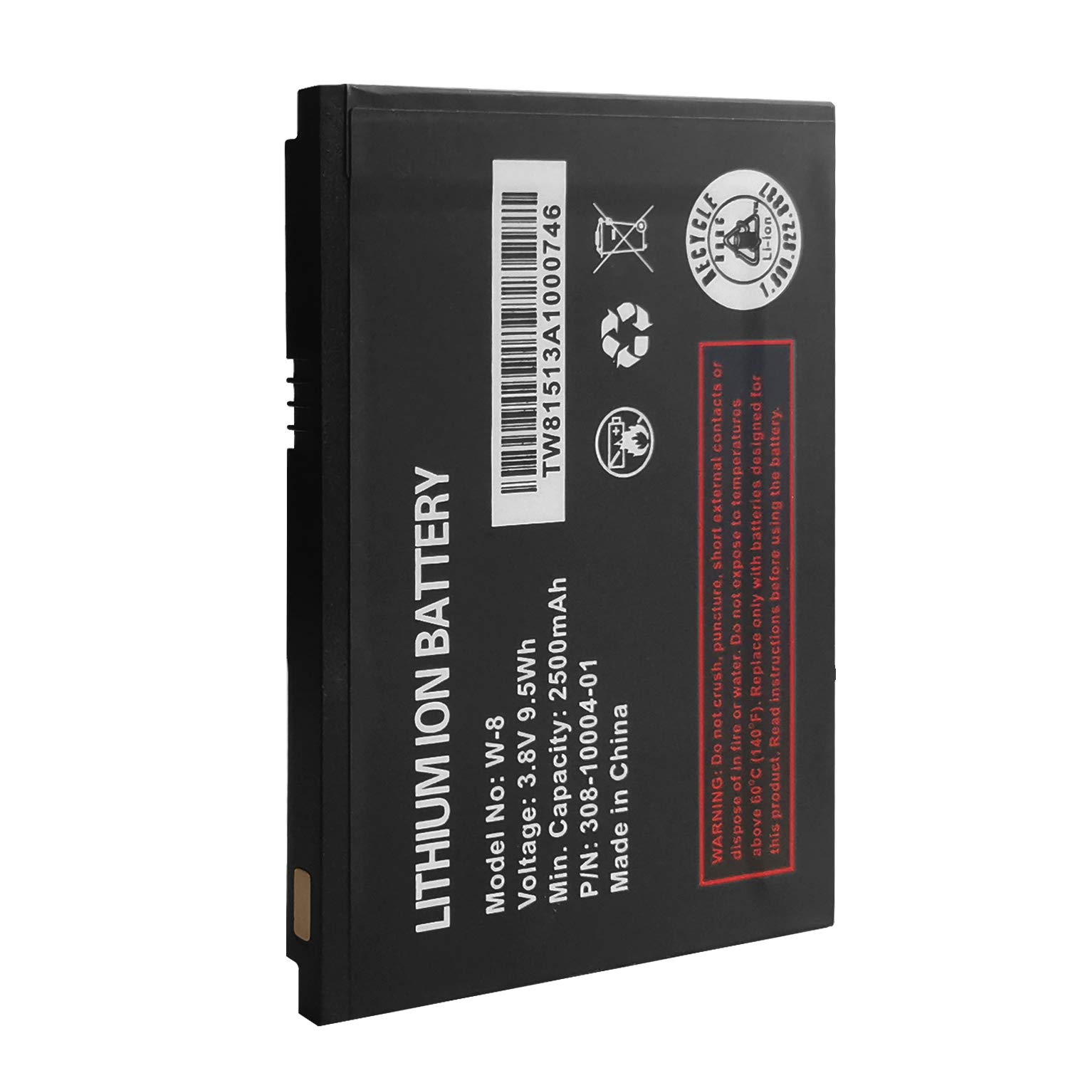 HANTOLK W-8 Battery Replacement for Sierra Wireless Netgear AC779S Fuse Boost Mobile Hotspot