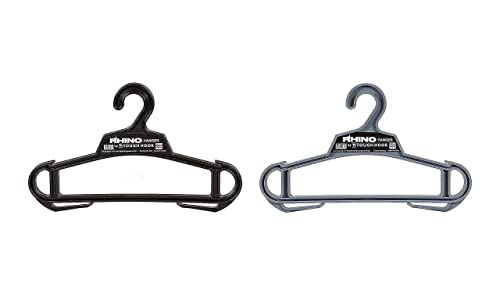 Rhino Hanger Multi Pack Set of 2 Black and Grey |USA Made