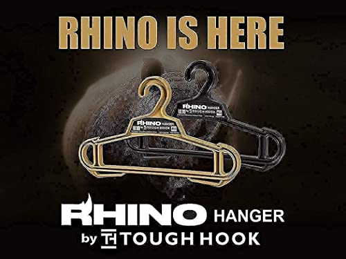 Rhino Hanger Multi Pack Set of 2 Black and Grey |USA Made
