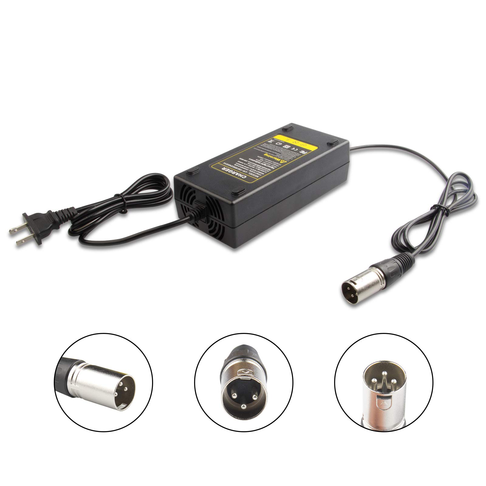 Fancy Buying 120W 3-Pin Male XLR Connector Charger for 24v 5AMP 5A Mobility Scooter Wheelchair Battery Charger Upgrade 3AMP & 4AMP