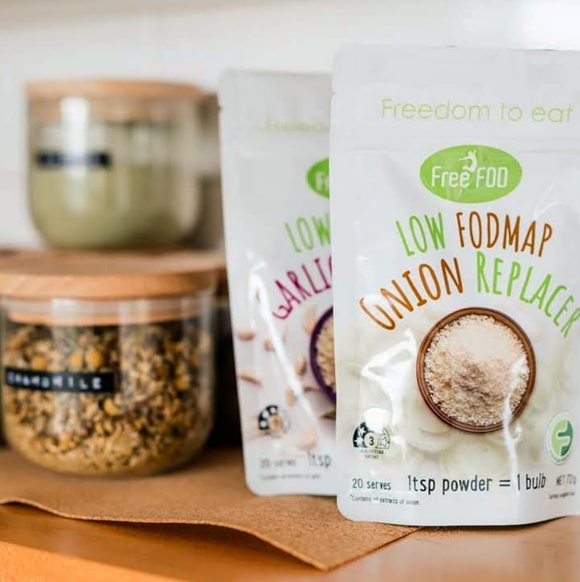 FreeFOD Onion Replacer | Low FODMAP Onion Seasoning | Made with Real Onion Oil | 72g | GMO-FREE