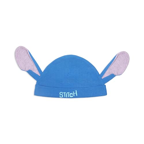 Disney Lilo and Stitch Baby Boys’ Bodysuit Costume and Cap for Newborn and Infant – Blue