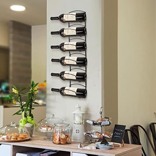 Towel Rack,Towel Holder for Bathroom Wall, Wall Towel Rack for Rolled Towels Wall Mounted Storage Organizer for Towels,Robes,Wine, Yoga Mat(Black)