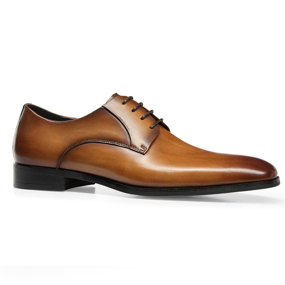 GIFENNSE Mens Leather Oxford Dress Shoes Formal Lace Up Modern