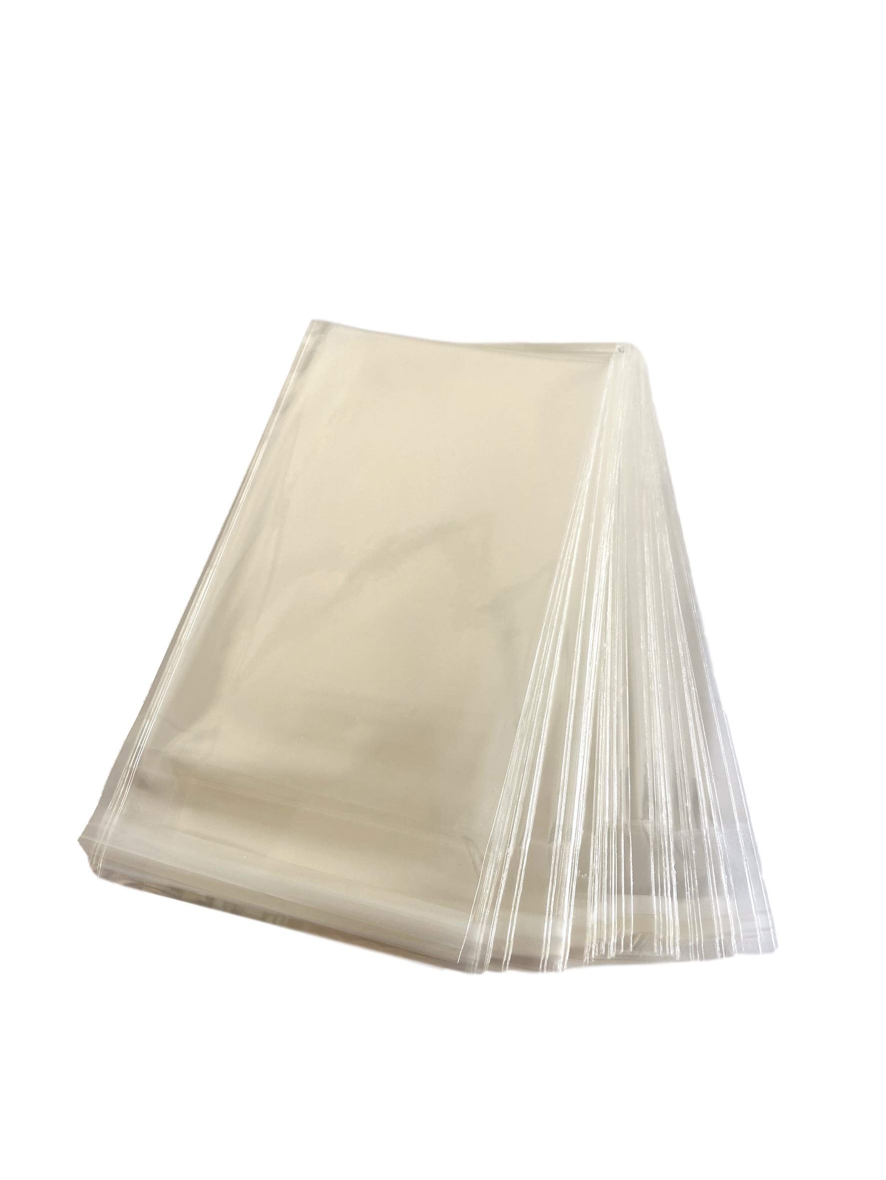 KeepFresh 4"x6" Resealable Crystal Clear Cello Lip and Tape Bags 1.2mil - 100 Count