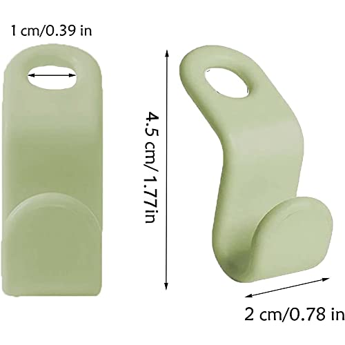 Hawtrytoa 50pcs Space Saving Clothes Hanger Connector Hooks Super Space Saving for Closet Coat Hooks for Hanging,Thicken Space Saving Hangers Clothes Hangers Space Savers (50 White)