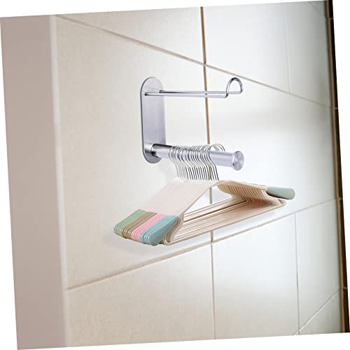 Zerodeko 1pc 304 Stainless Steel Hangers Hanger Holder Rack Hanger Rack Wall Clothes Rack Clip Hanger Stand Coat Hangers Holder Multi Hanger Closet Hanger Organizer Metal Coat Hanger Shelf