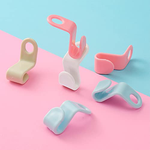 Hawtrytoa 50pcs Space Saving Clothes Hanger Connector Hooks Super Space Saving for Closet Coat Hooks for Hanging,Thicken Space Saving Hangers Clothes Hangers Space Savers (50 White)