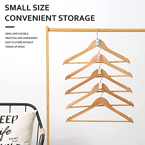 Hawtrytoa 50pcs Space Saving Clothes Hanger Connector Hooks Super Space Saving for Closet Coat Hooks for Hanging,Thicken Space Saving Hangers Clothes Hangers Space Savers (50 White)