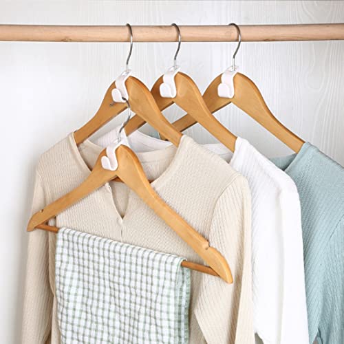 CNYEJQJC Clothes Hanger, 30PCS Connector Hooks Plastic Hanging Clothes Hangers Connecting Hook Saving Wardrobe for Space Clothes Storage and Finishing Machine