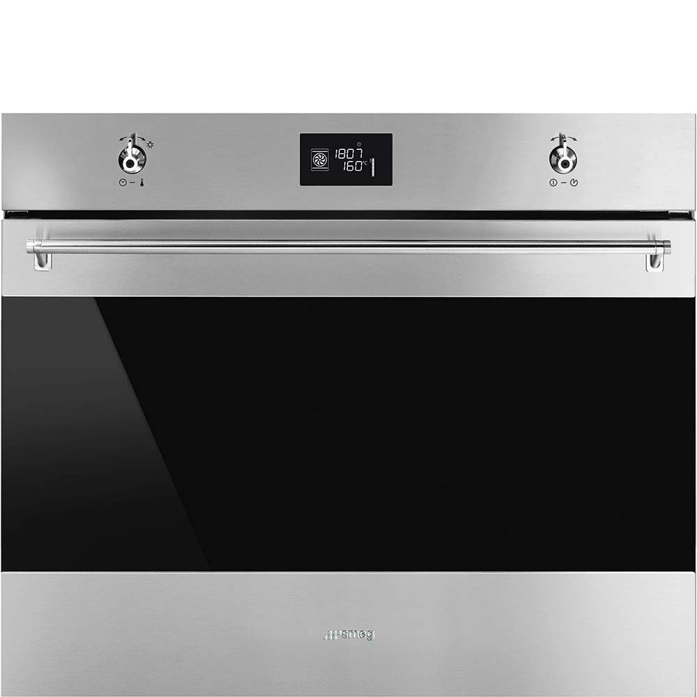 Smeg SFU7302TVX Classic Aesthetic Multi-Function Convection Oven with 3.2 Cu. Ft Oven Capacity, 27-Inches