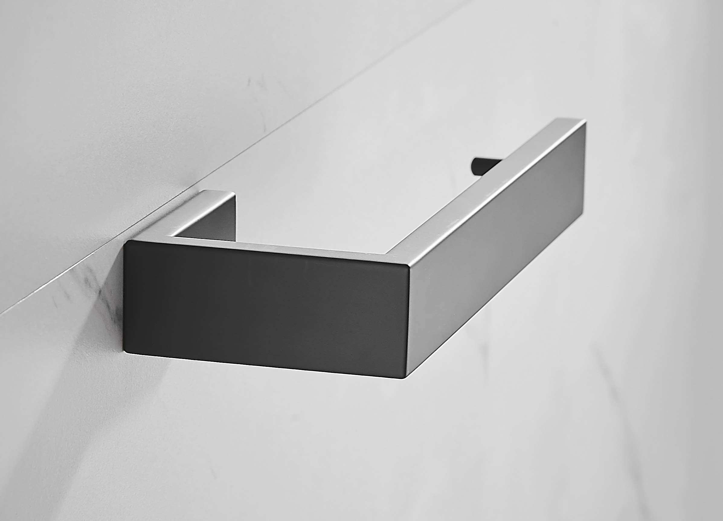 Towel Rack, Hand Towel Ring Holder SUS304 Stainless Steel, Hardware Set Towel Bar for Bathroom, Kitchen, Cabinet in Hotel or Home, Matte Black & Wall Mounted