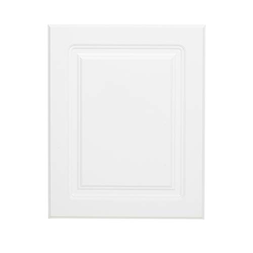 American Pride Recess-Mount Raised Panel Door Medicine Cabinet, 16" x 20", Steel Body, White