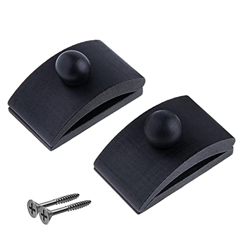 Classy Clamps Wooden Quilt Wall Black Hangers 2 Large + 4 Small Gift Bundle