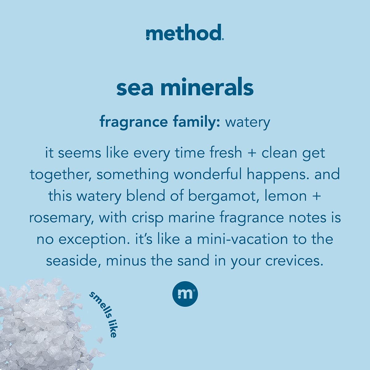 Method Gel Dish Soap Refill, Sea Minerals, 36 Ounces, 2 pack, Packaging May Vary