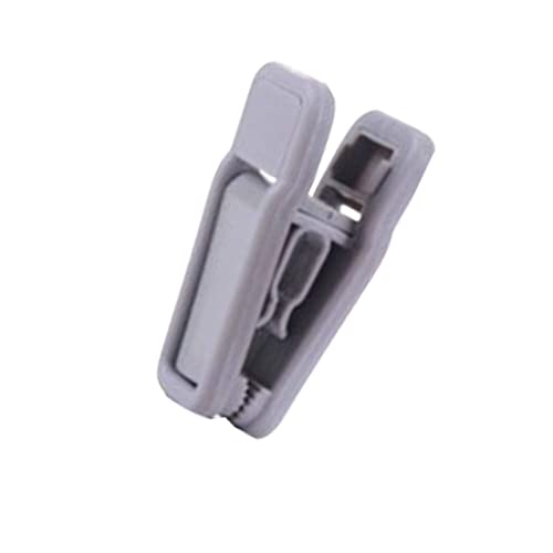 DETHUA 20 Plastic Hanger Clips, Multi-Purpose Hanger Clips, Premium Heavy Duty ABS Clothes Hanger for Slim-Line Baby Clothes & Velvet Clothing Hangers (Gray)