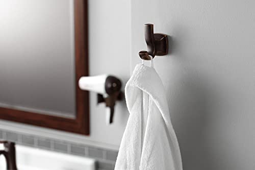 Moen YB5170BN Voss Collection Bathroom Hair Dryer Holder, Brushed Nickel