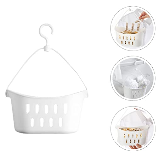 iplusmile Shower Caddy Hanging Hanging Plastic Storage Basket Shower Caddy Basket Laundry Organizer Container Trolley Basket for Organizing Bathroom Kitchen Dorm Room Shower Caddy Portable