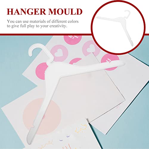 VICASKY 2Pcs Silicone Clothes Hanger Mold DIY Hanger Mold Manual Coat Hanger Art Molds