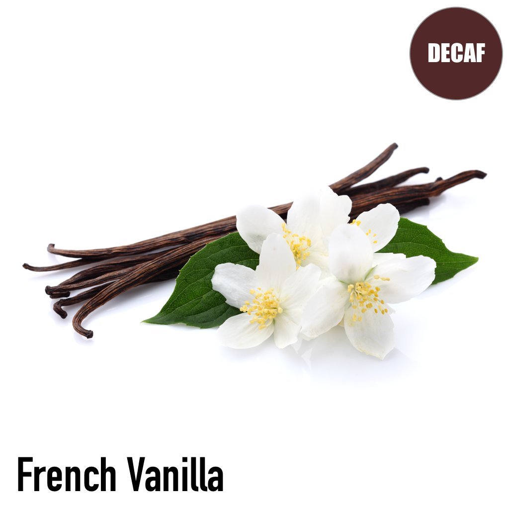 French Vanilla Flavored Decaf Coffee, Whole Bean, Fresh Roasted, 5 lbs