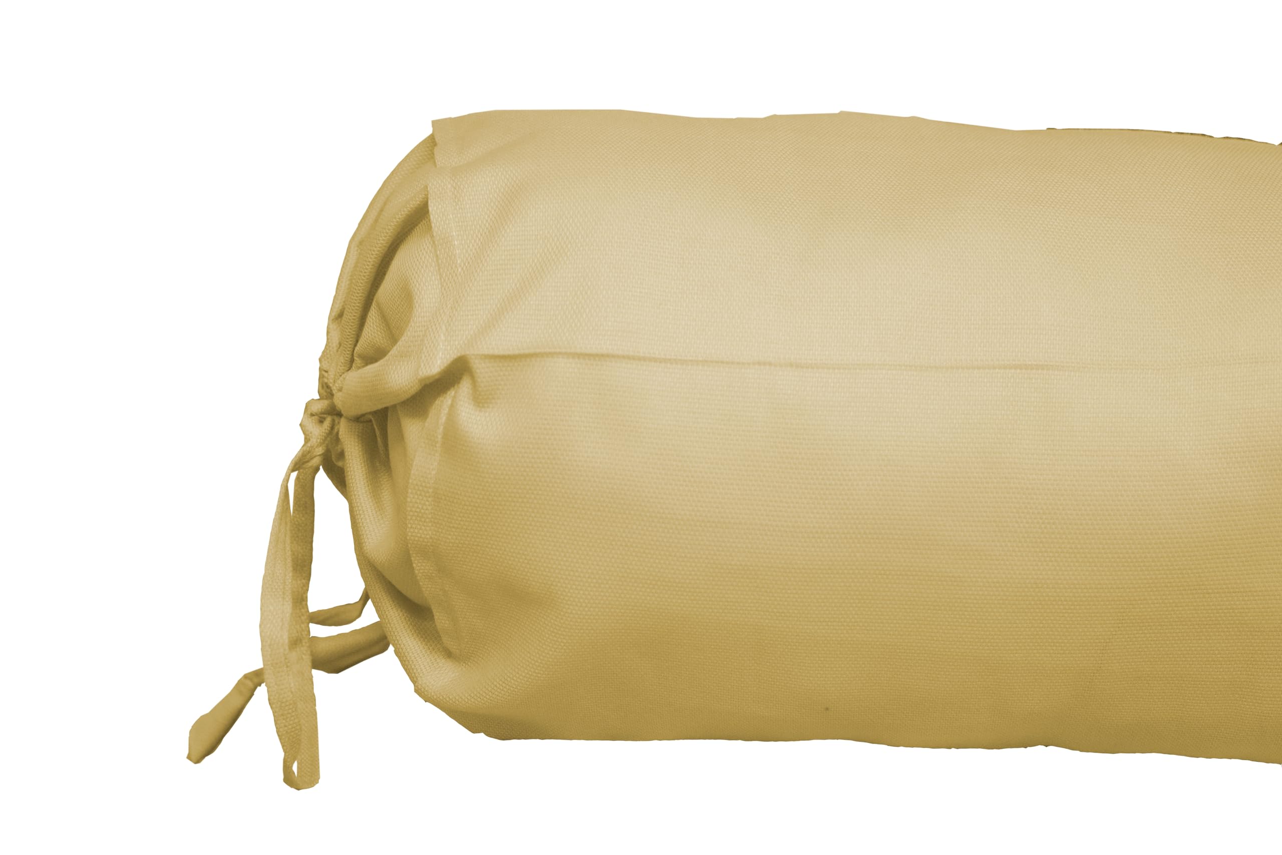 Bolster removable cover cotton (Beige, 6" x 16" (15cm x 40 cm))