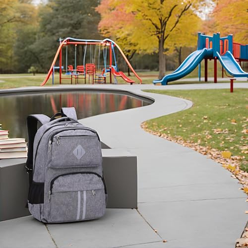 HOPYOCK-Kids Backpacks for Boys and Girls,Multi-Pocket Elementary and Middle School Backpack with Reflective Design,School Bags Fit for 6-16 Years Old