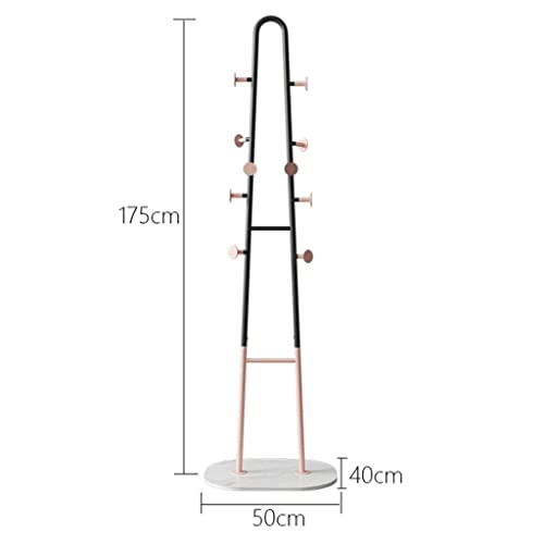 CDYD Nordic Floor Coat Hanger Bedroom Home Hanger Wrought Iron Hanger Bag Hanger Home Coat Hanger