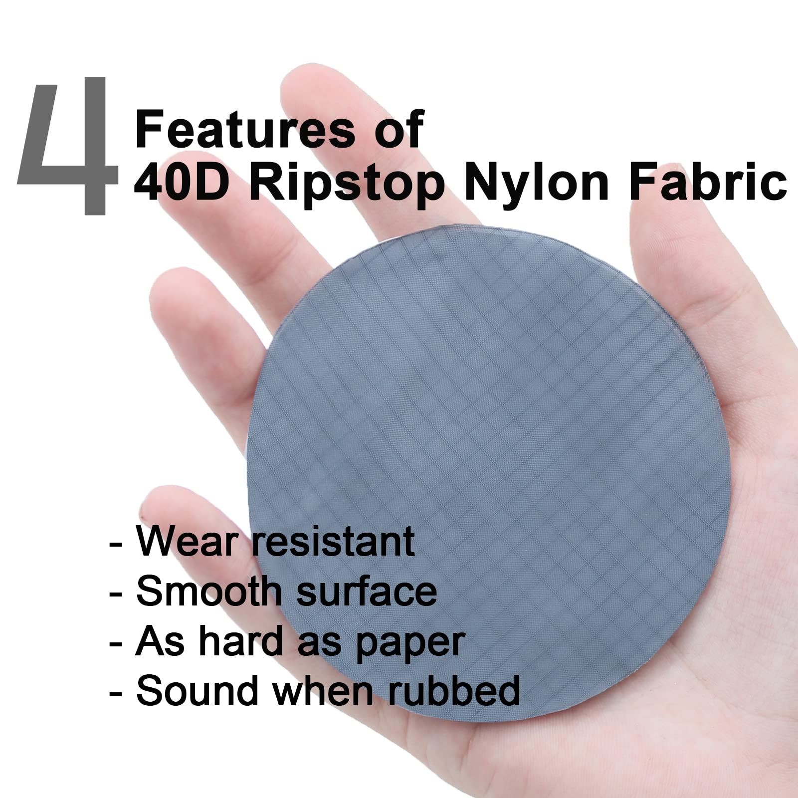 9KM DWLIFE Fabric, Red Waterproof Ripstop Nylon Fabric 40D, 60x78 Inches, Lightweight, PU Coating, Airtight Fabric for Kite, Tent, Flag, Bag, Tarp Cover, DIY Project