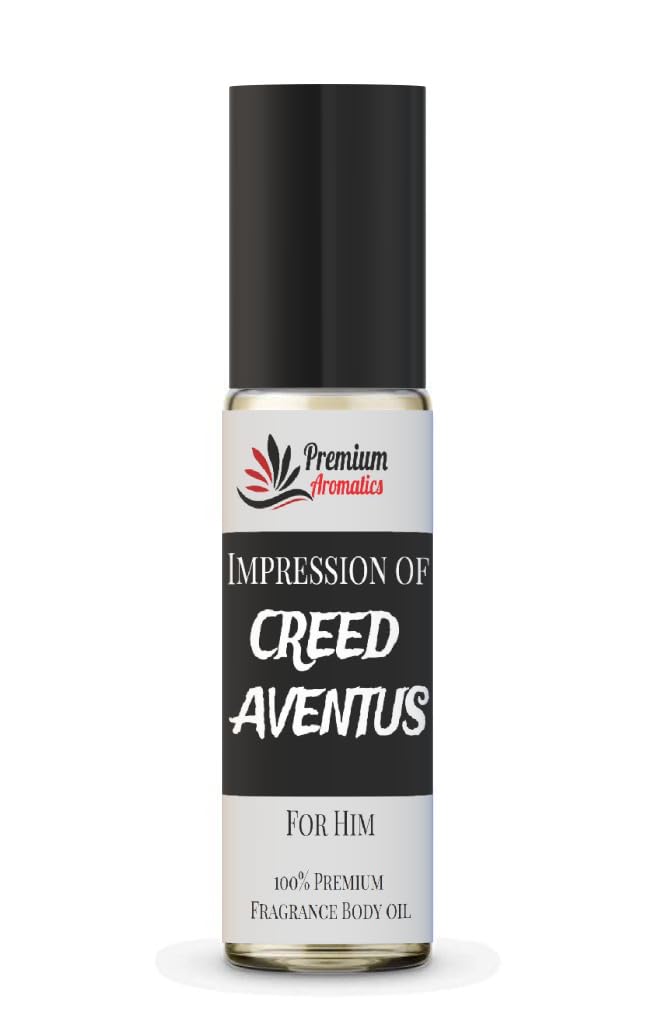 Premium Aromatics Aventus-Inspired Men's Fragrance - (1.7oz / 50ml) Eau de Parfum with Complementary Roll-On - Captivating Scent for All Occasions
