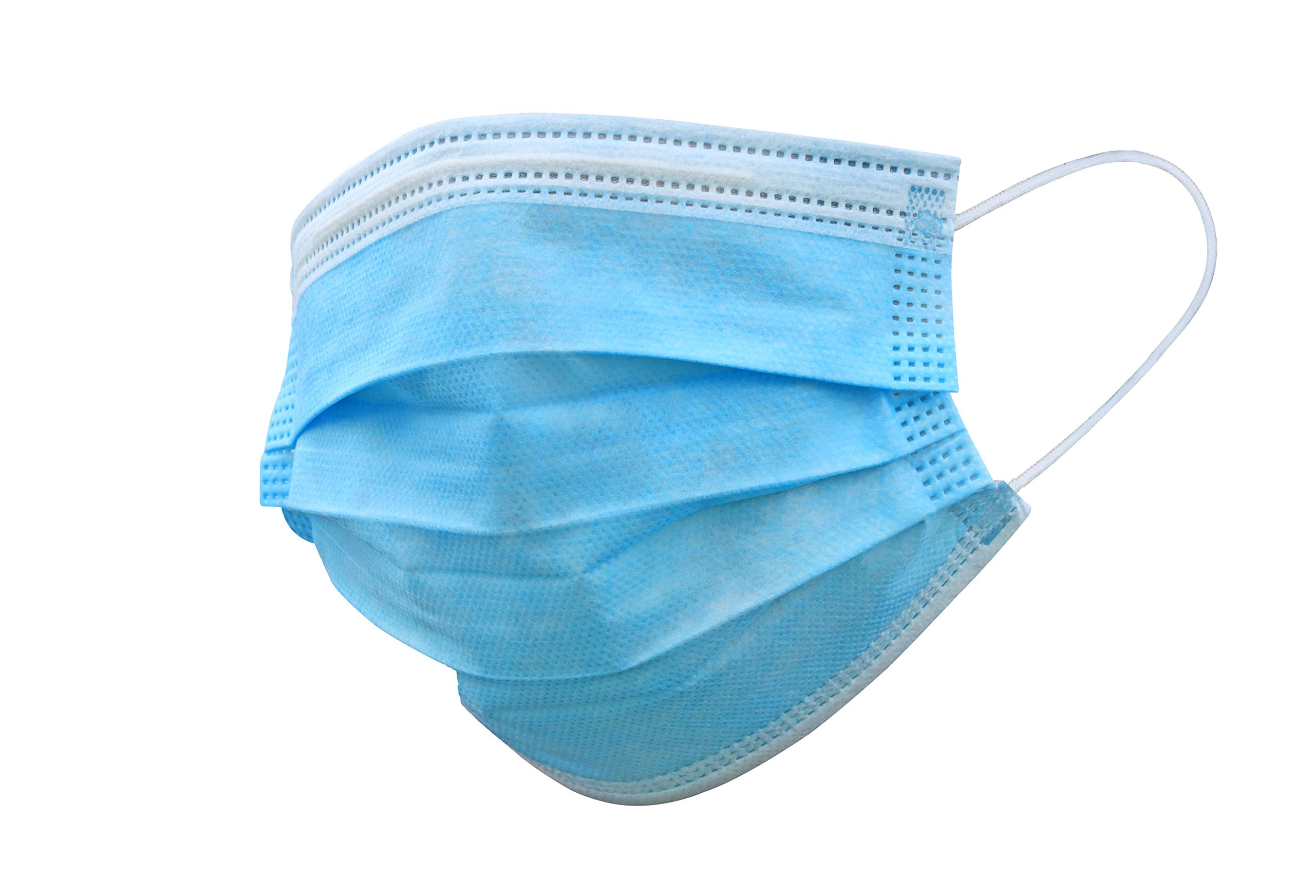 Unique Loom - 3 Ply Earloop Masks, 50 Pcs (1 Pack) Disposable Face Masks
