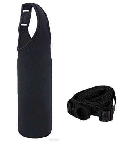20 oz Tumbler Carrier Holder Water Bottle Handle Bag for yeti,rtic,ozark trail Tumbler and More Travel To-Go Cups Bottles (Black, 20 oz)