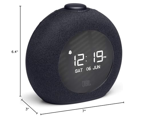 JBL Horizon 2 Bluetooth Clock Radio Speaker with FM Radio and DAB - Black