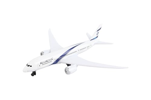 Daron Toy Airplane – El Al – Die-Cast Metal Model Airplane Toy with Plastic Parts for Kids Ages 3+