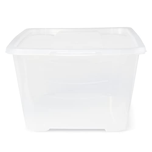 Life Story SHBS 5.5 Quart Rectangular Clear Plastic Protective Storage Shoe Box (12 Pack)