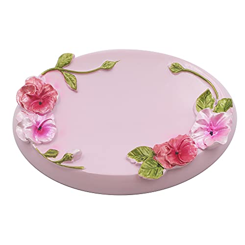 LUANT Vintage Pink Bathroom Accessories, 5Piece Bathroom Accessories Set, Bathroom Set Features, Soap Dispenser, Toothbrush Holder, Tumbler & Soap Dish - Bath Gift Set