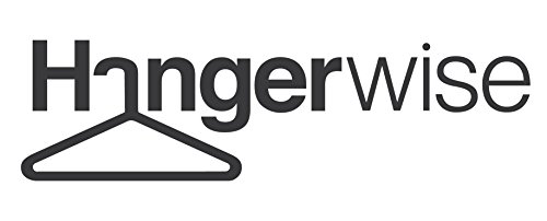 HangerWise 2-Pack Non-Slip Velvet Tie Hanger Organizer Rack | Large Ringed Bottom | Charcoal Grey Brand