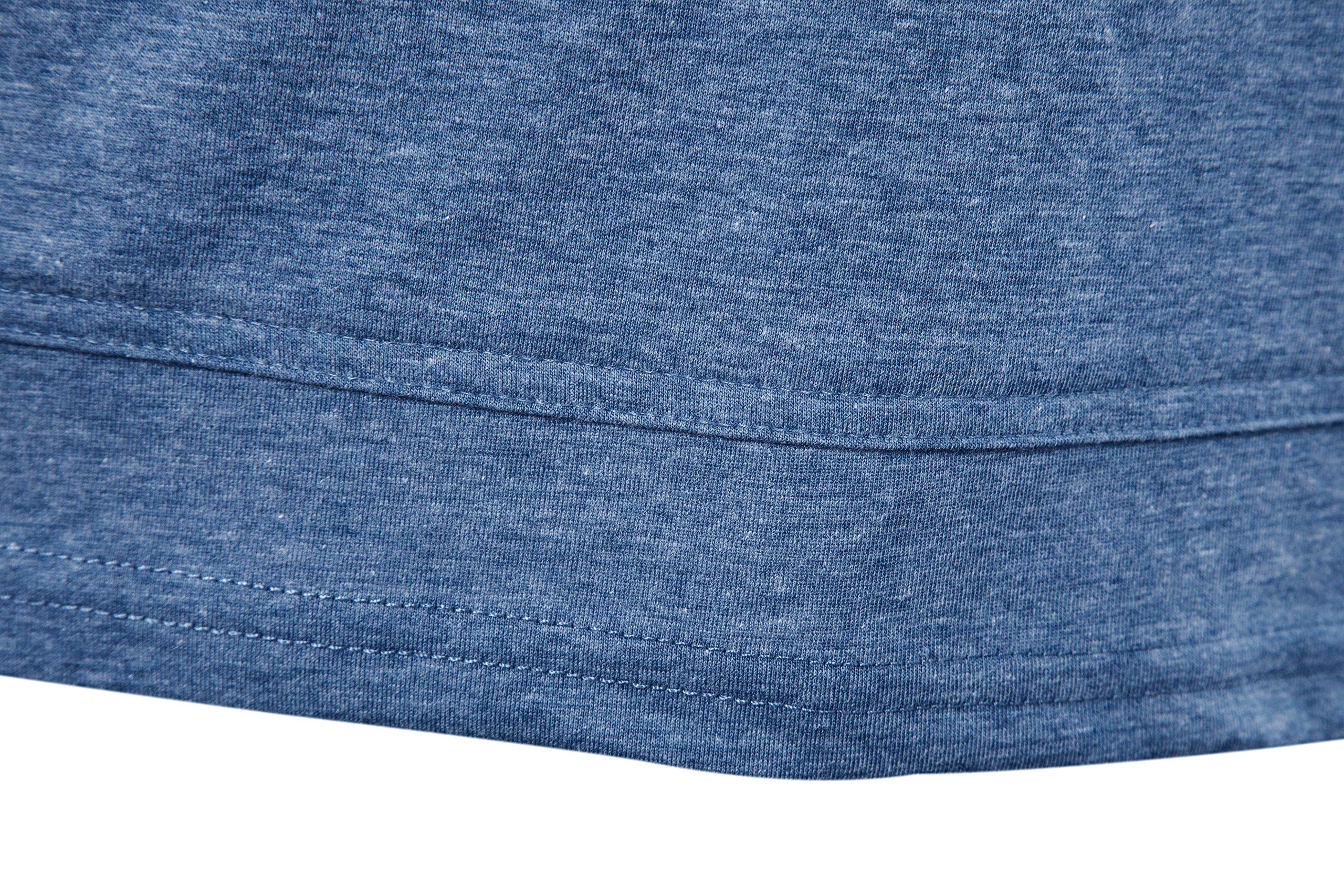 SIR7 Men's Gym Workout Active Long Sleeve Pullover Lightweight Hoodie Casual Hooded Sweatshirts(Deep Blue X-Large)