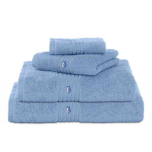 Southern Tide Performance 5.0 Wash Cloth, 13"W x 13"L, Little Boy Blue
