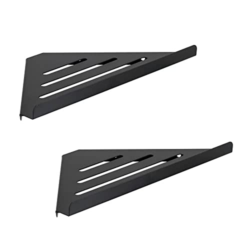 XiangYi 2 Pack Corner Shower Caddy, Adhesive Bathroom Shelf Wall Mounted, No Drilling Kitchen Racks Shower Caddies, Storage Organizer for Bathroom, Toilet, Kitchen and Dorm,Stainless Steel Black