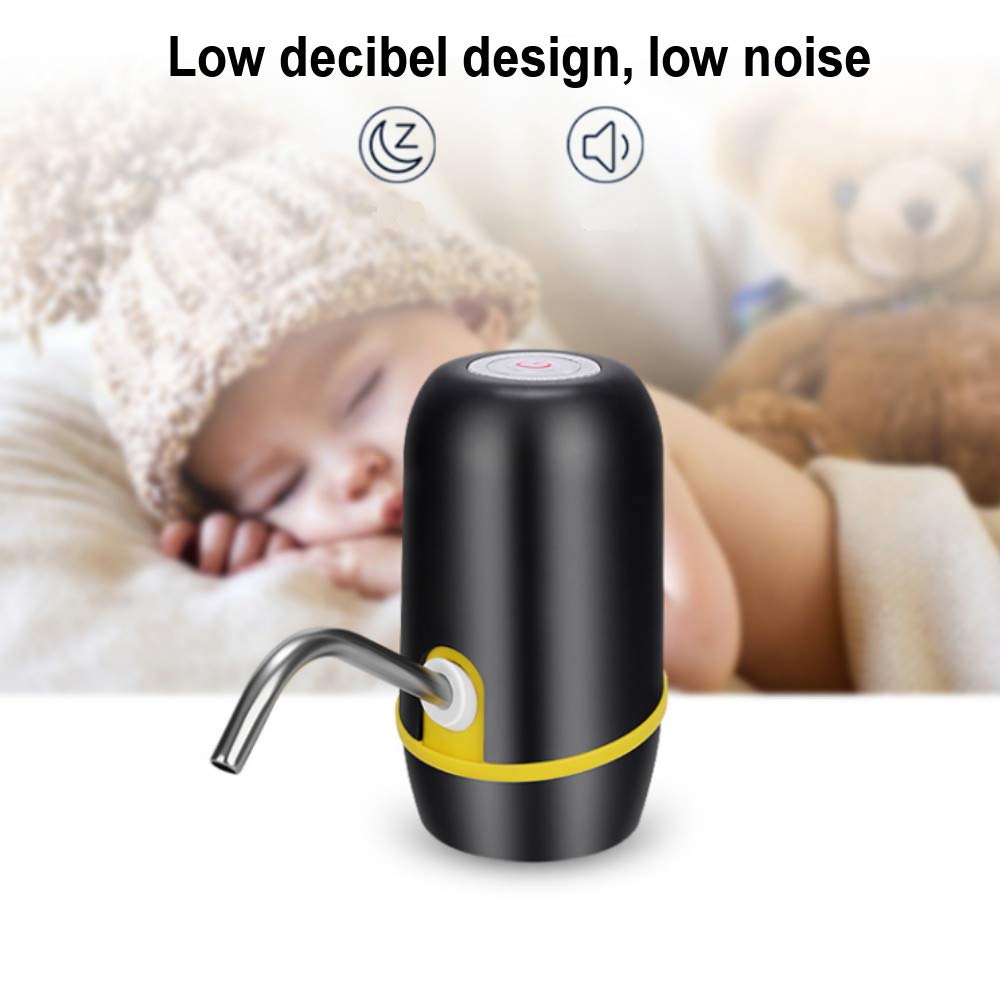 5 Gallon Water Dispenser,2020 Upgrade Electric Water Pump,USB Charging Automatic Drinking Water Pump Dispenser for Universal 2-5 Gallon,Portable Water Bottle Pump for Home,Office,Outdoor Activities