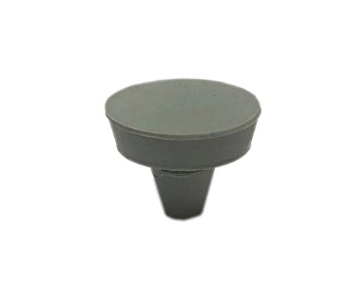 Prolinemax 100 Pc Shelf Rest Bracket Rubber Bumpers Cushion Glass Shelves Retail Fixture Gray