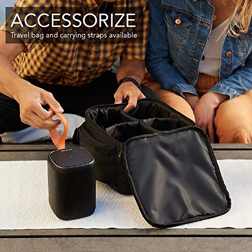 Rocksteady Stadium Portable Bluetooth Speakers - Up to 100 Foot Range - Up to 30 Hour Battery Life | 2 Speakers