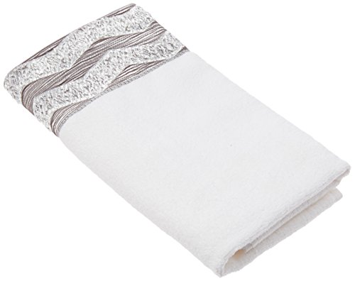 Avanti Linens Chevron Galaxy Collection, Hand Towel, White