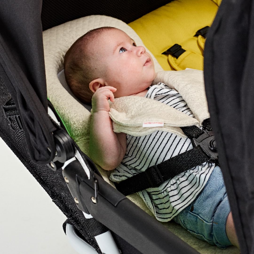 Familidoo H3E 3 Seat Baby Stroller - Tandem Daycare Triple Stroller with 5 Point Safety Harness - for Infants & Toddlers 0-3 Years - Lightweight & Foldable - All Reclining Seats