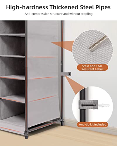 MULISOFT 20-Grid Shoe Rack Organizer Large Capacity, Shoe Cubby for Better Shoe Care, Space-saving Cubby Shoe Rack, Shoe Organizer Cubby Easy to Move for Entryway, Closet, Dormitories, Garage, Grey