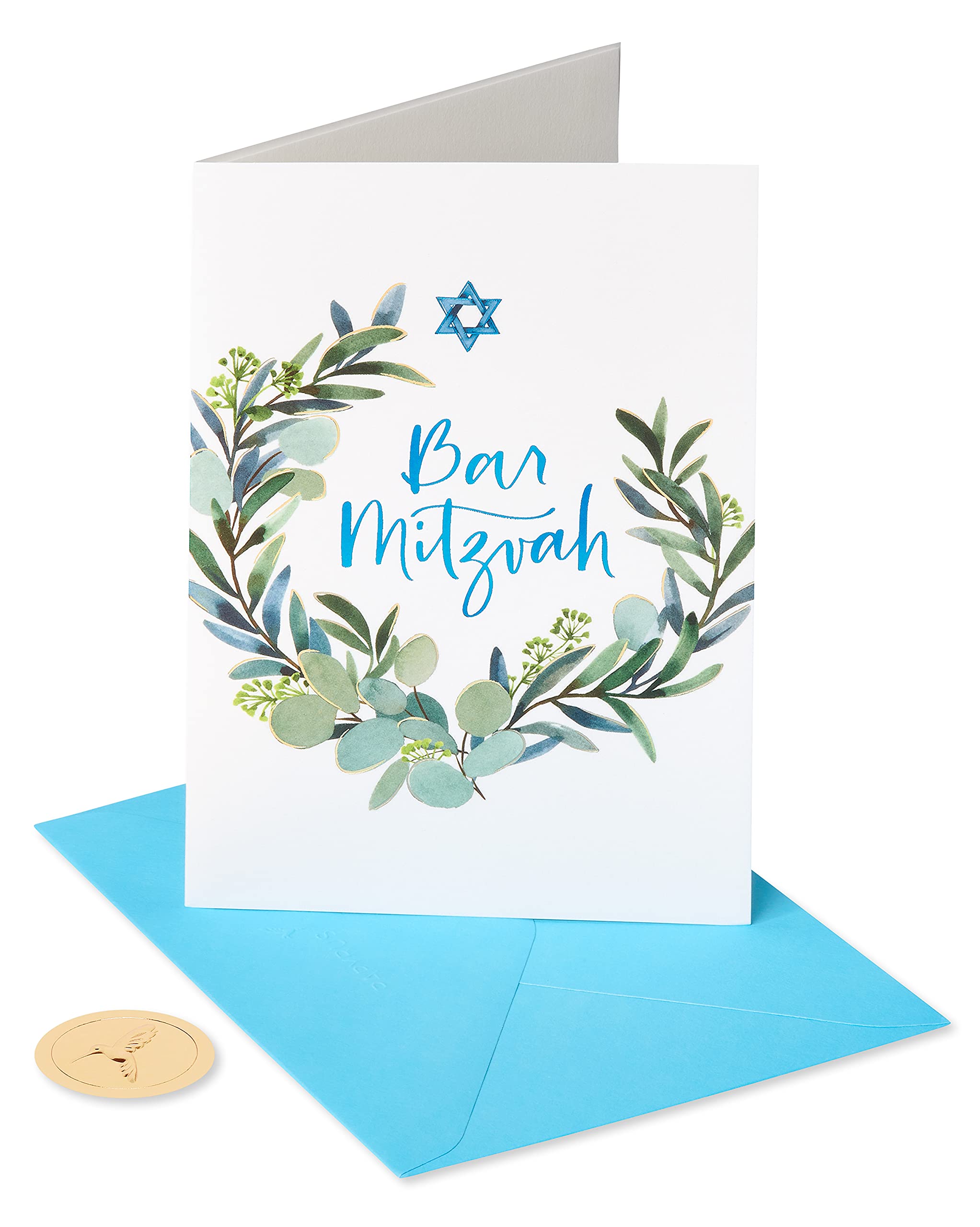 Papyrus Bar Mitzvah Card (Mazel Tov)