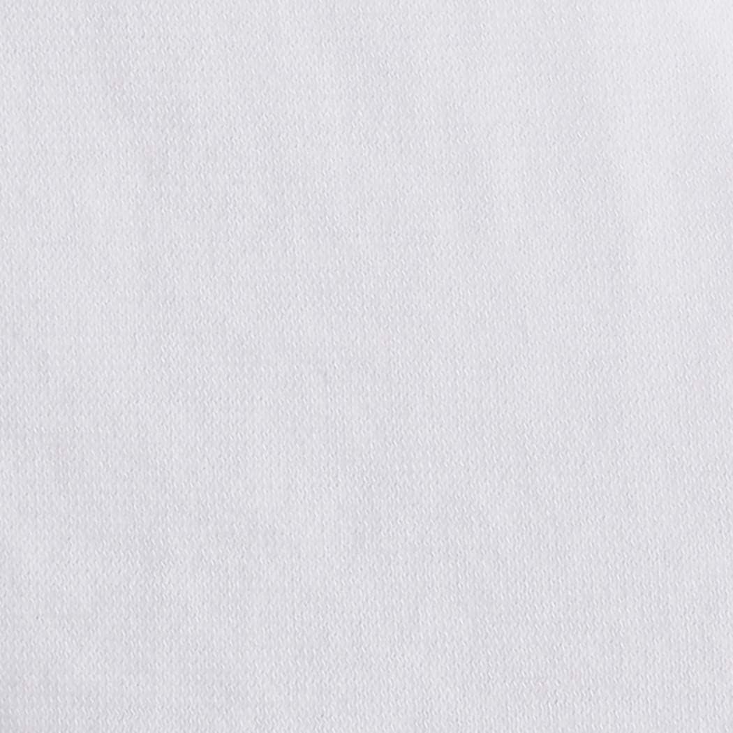 Amazon Basics 4 Piece Bed Sheet Set, 100% Cotton Jersey, Includes Super Soft, Flat and Fitted Sheets, Pillowcase, Full, White, Solid
