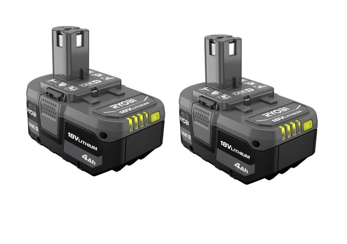 Ryobi P197 18V 4.0 Ah Battery - 2 Pack