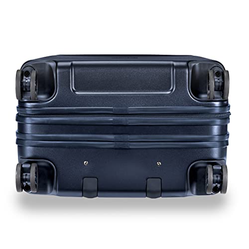 Briggs & Riley Sympatico Hardside Medium Spinner Luggage, Matte Navy, 27-Inch Checked