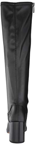 Franco Sarto Womens Tribute Knee High Heeled Boot Black Leather 7 M